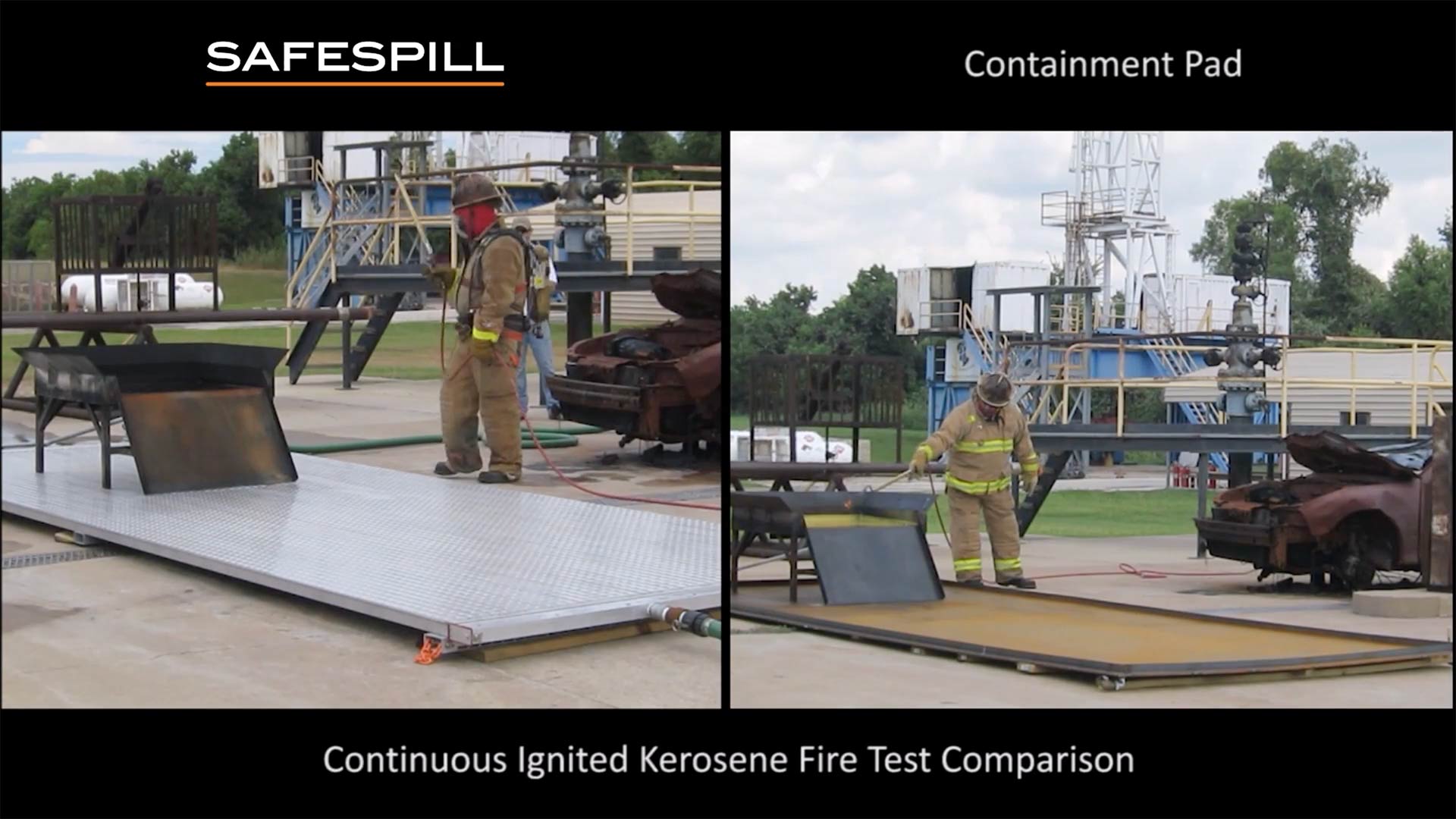 ILDFA Fire Test Videos - Safespill