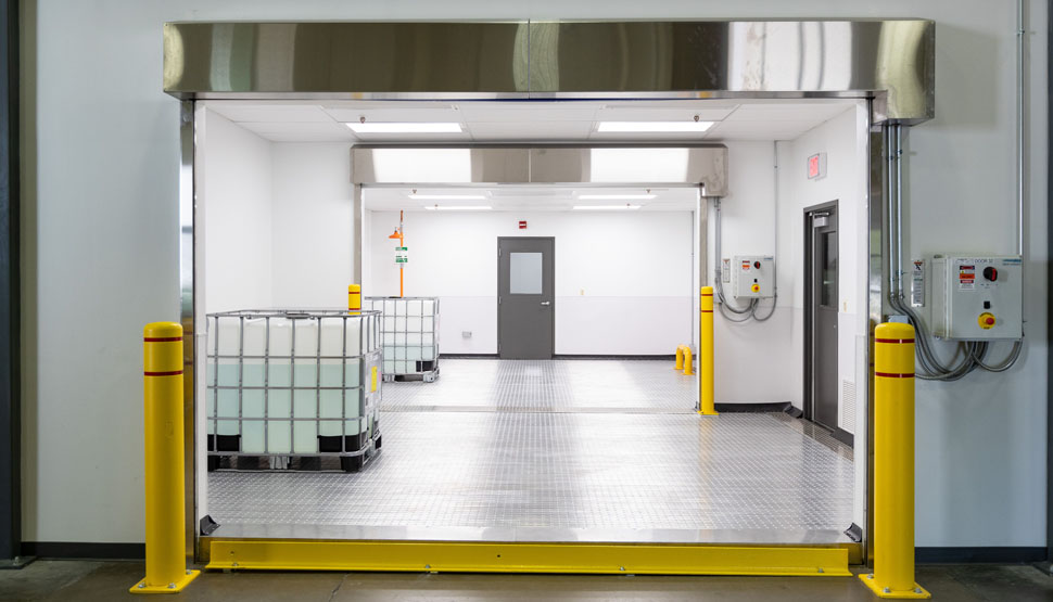 Recent QC Lab Room “Wall to Wall” Application | Safespill