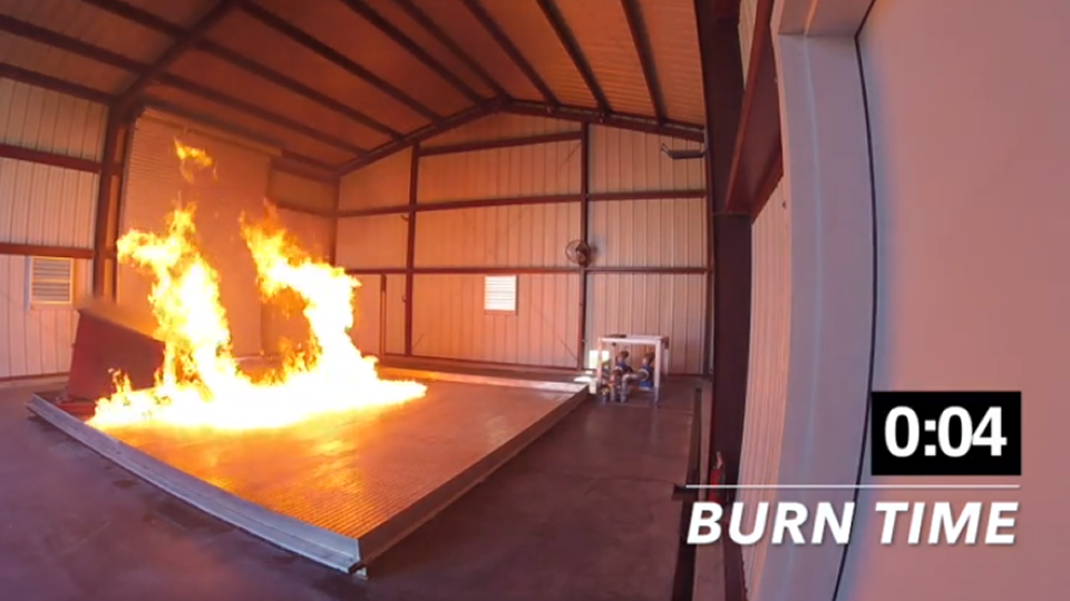 ILDFA Fire Test Videos - Safespill