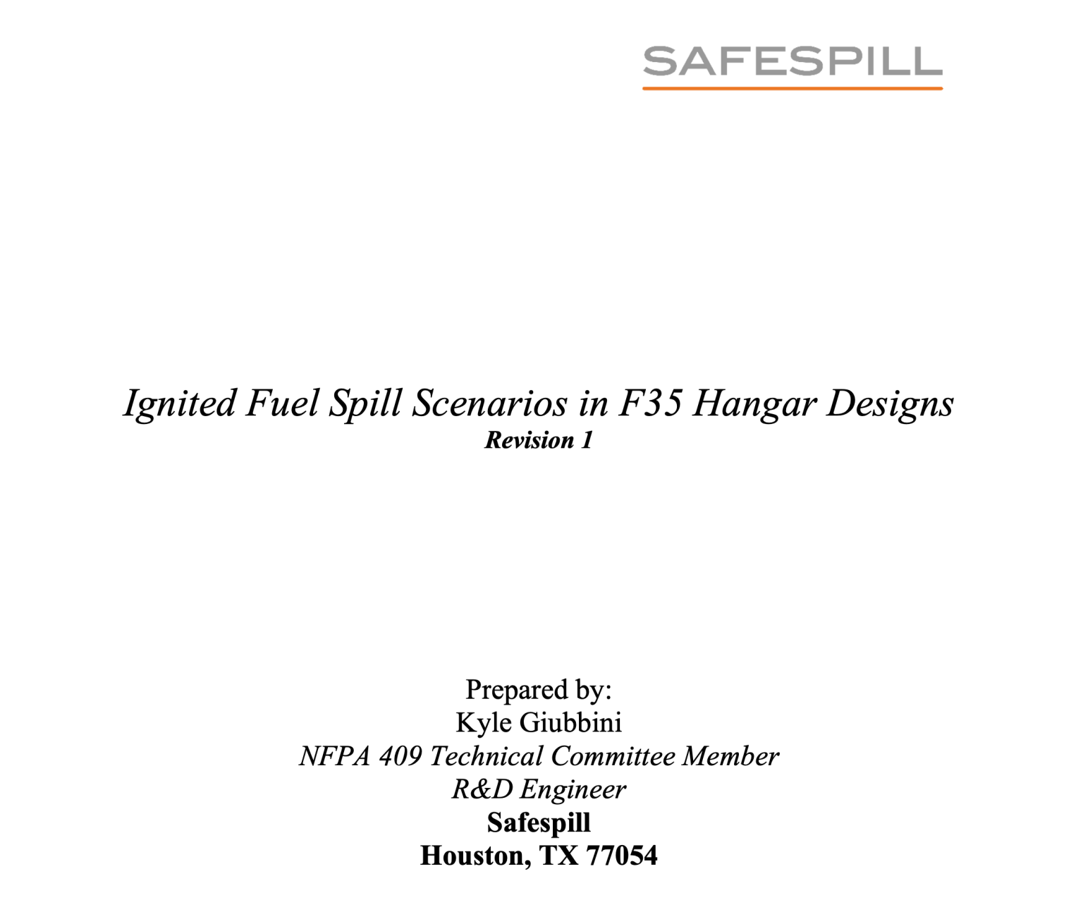 Technical Specs & Resources | Safespill